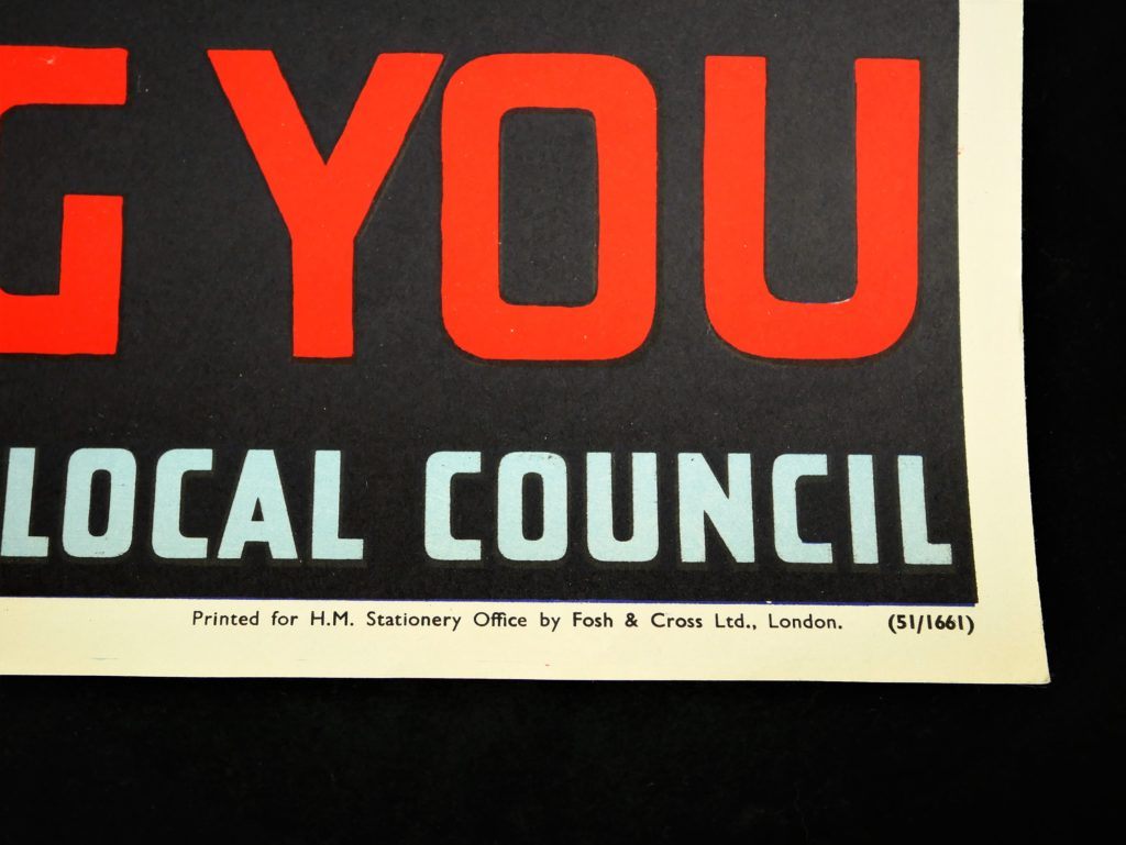 ARP WW2 Poster - 'ARP Calling You' Home Front Poster For Sale