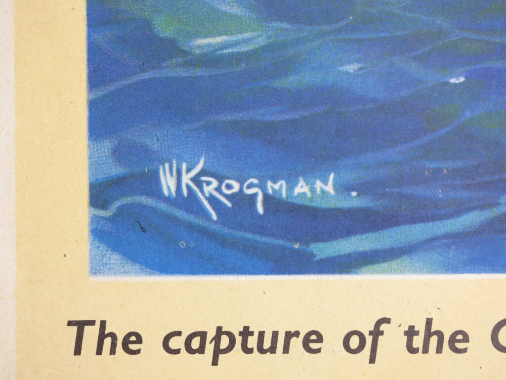 Back Them Up Original WW2 British Home Front Poster by W Krogman