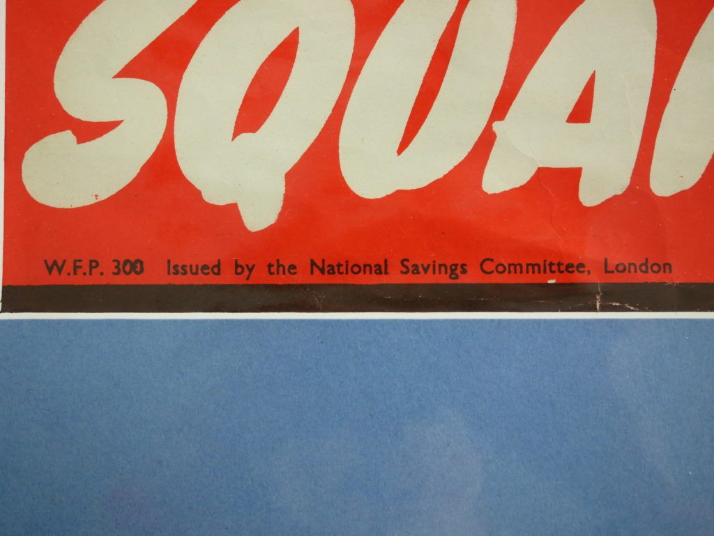 Beware The Squander Bug WW2 Poster For Sale | Finest Hour