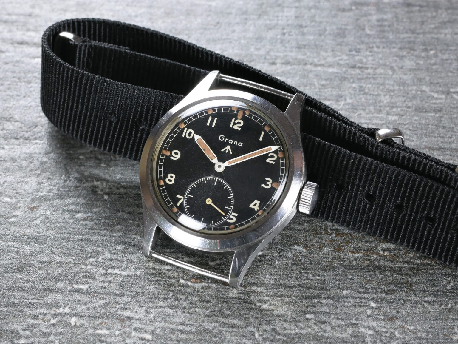 Grana WWW Dirty Dozen British Military Watch c.1945 For Sale