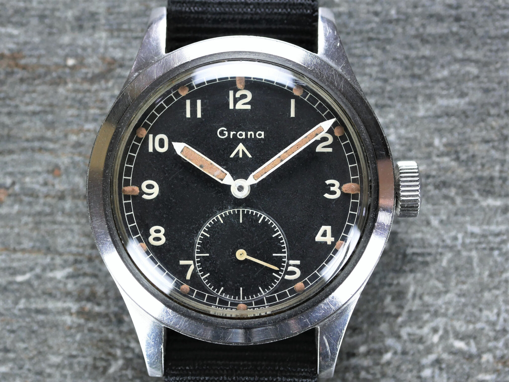 Grana WWW Dirty Dozen British Military Watch c.1945 For Sale