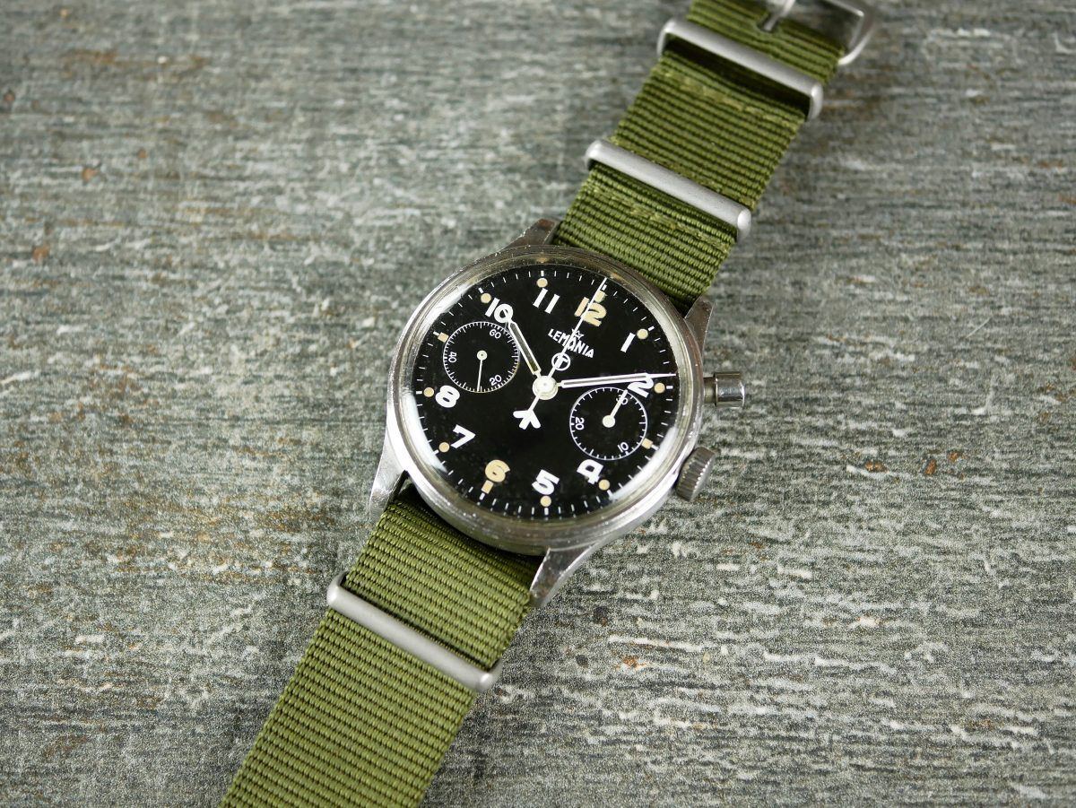 Lemania Fleet Air Arm Series 2 Military Chronograph For Sale | Finest Hour