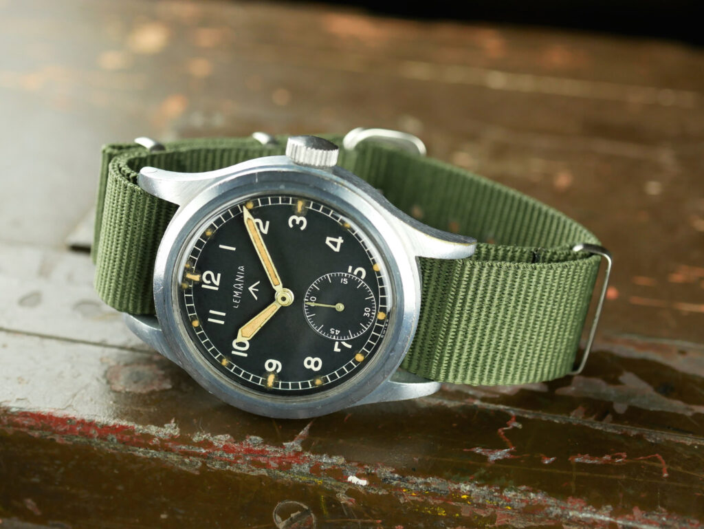 Lemania WWW Dirty Dozen British Army Military Watch c.1945