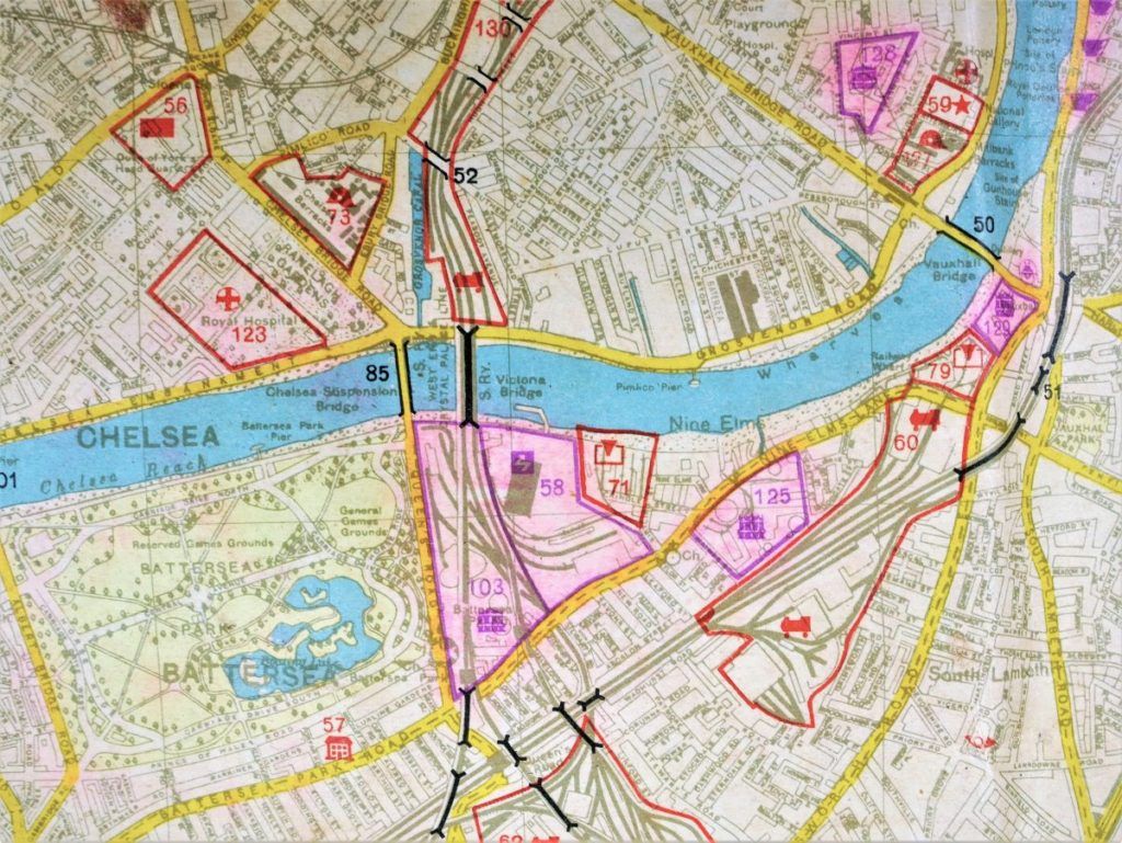 Extremely Rare WW2 German Luftwaffe Navigators London Bombing Map ...