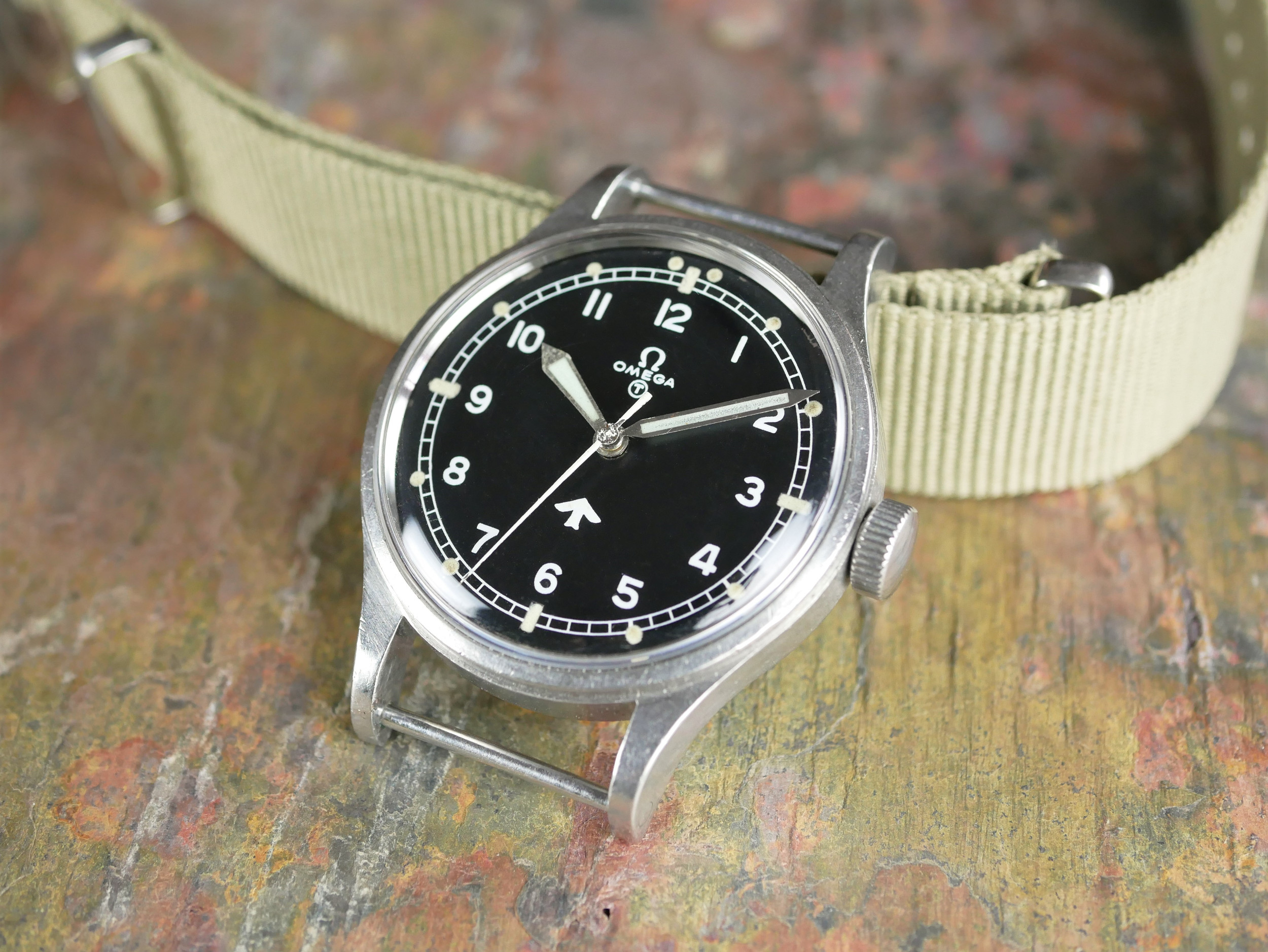 Omega 53 Fat Arrow RAF Watch available for sale | Finest Hour