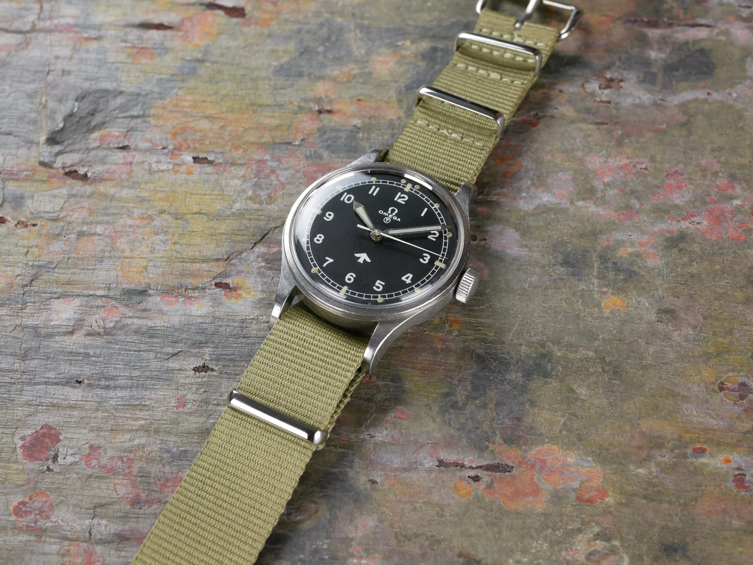 Omega 53 Fat Arrow RAF Watch available for sale | Finest Hour