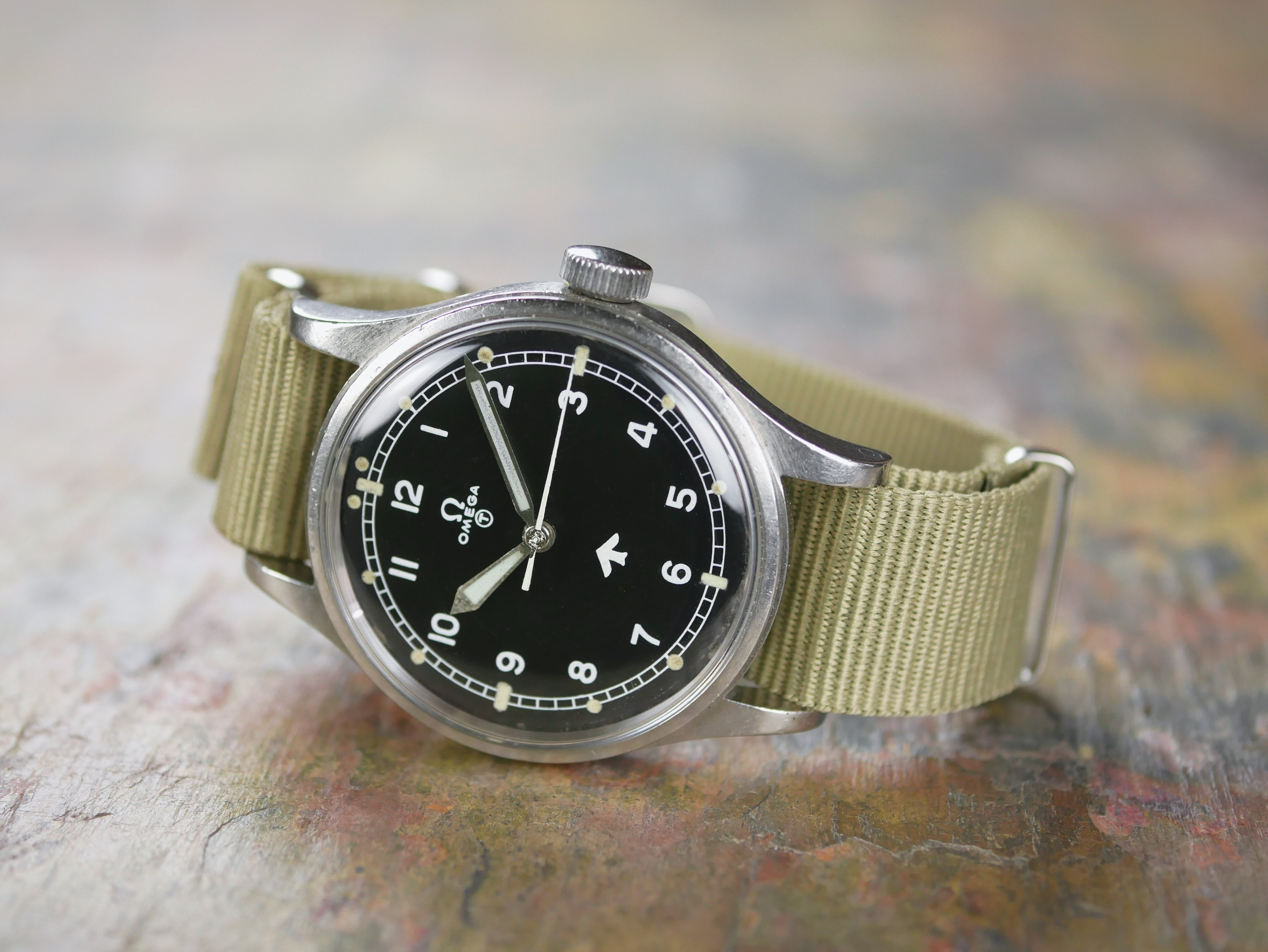 Omega 53 Fat Arrow RAF Watch available for sale | Finest Hour