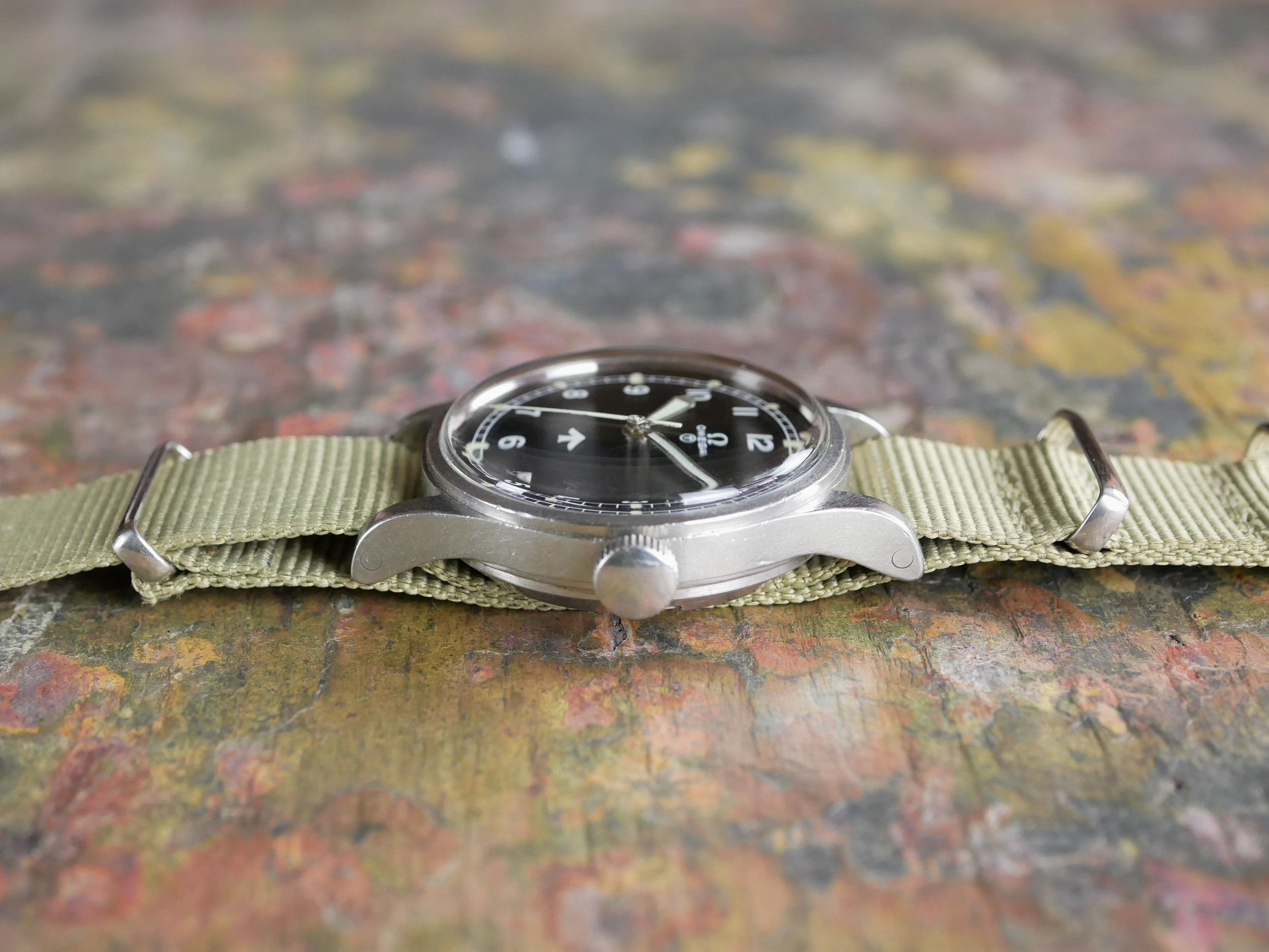 Omega 53 Fat Arrow RAF Watch available for sale | Finest Hour