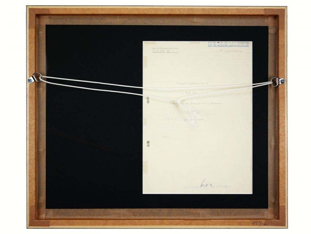 Erwin Rommel - Signed Award of War Merit Cross With Swords (24.10.1941 ...