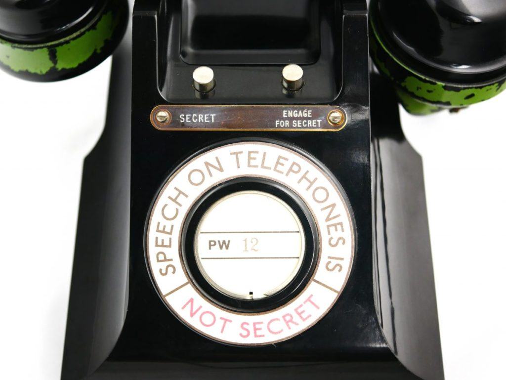 Very Rare & Original British WW2 Scrambler Telephone Model No. 396 c ...