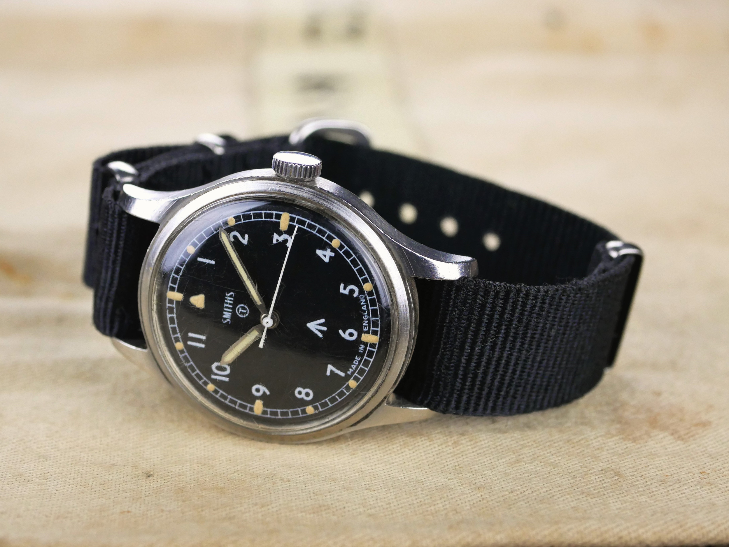 Smiths 6B /9614045 RAF Pilots Watch c.1968 For Sale