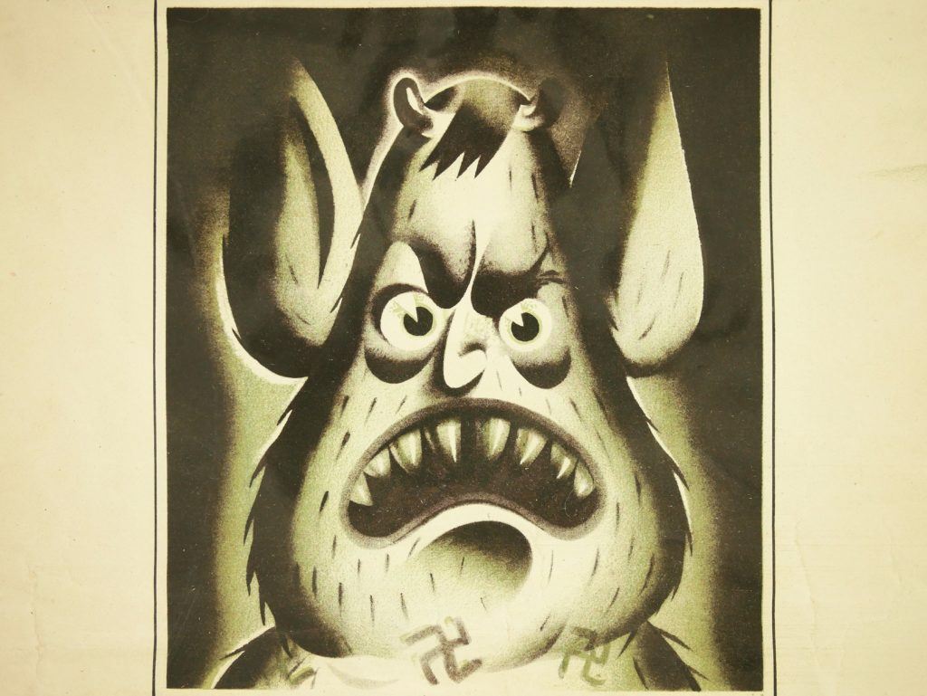 Wanted For Sabotage The Squanderbug Poster WW2 Sold